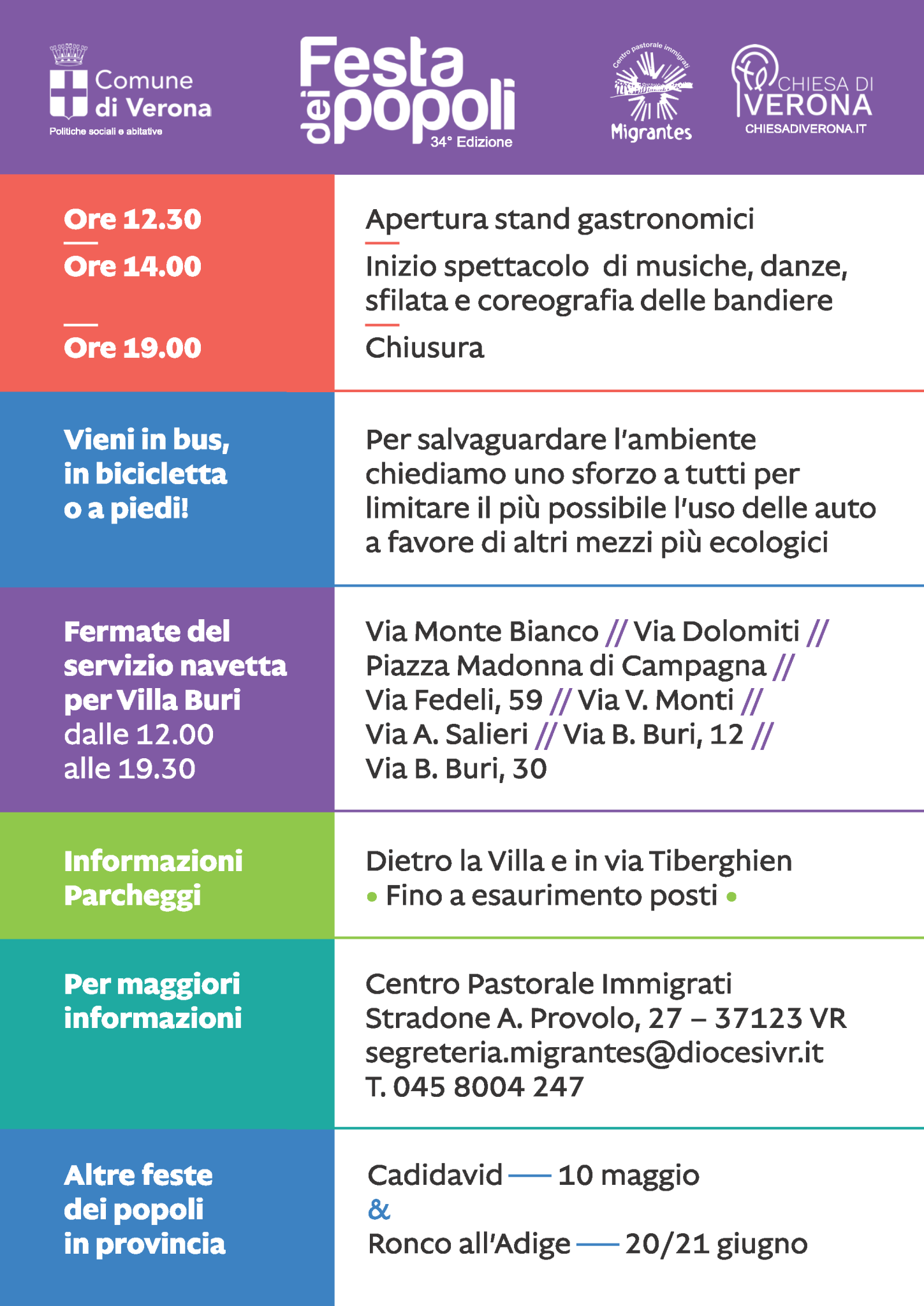 Festa dei Popoli 2025 - Chiesa di Verona