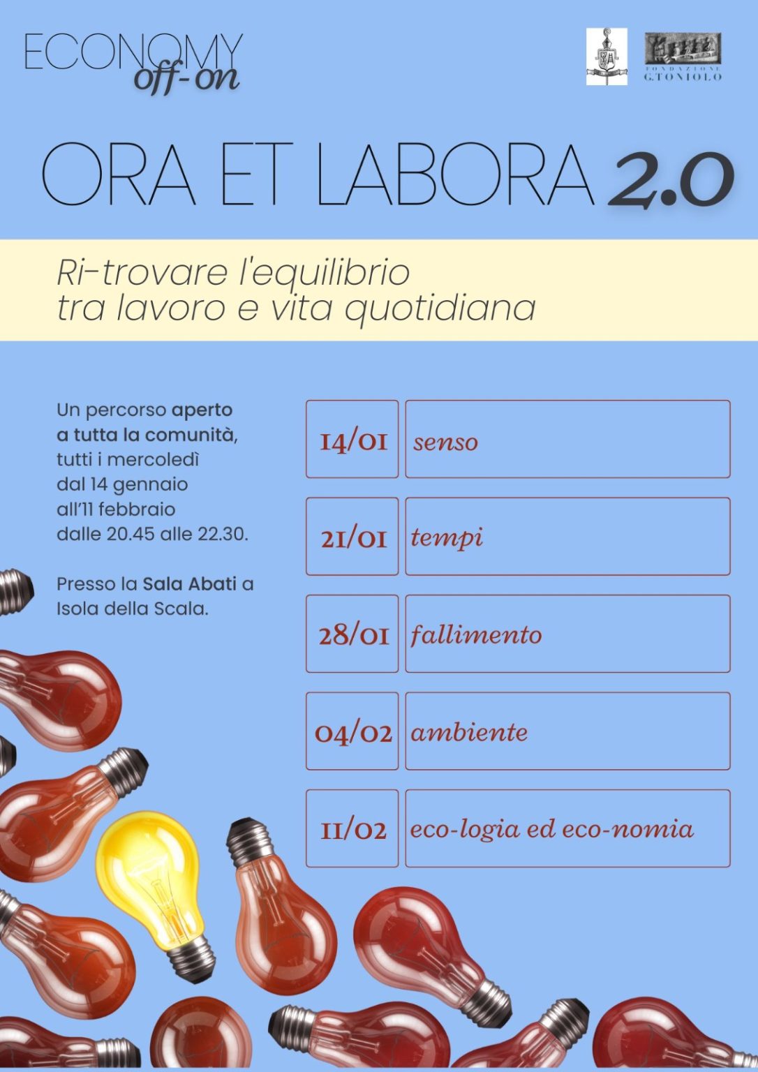 Ora et labora 2.0. Ri-trovare l'equilibrio tra lavoro e vita quotidiana ...
